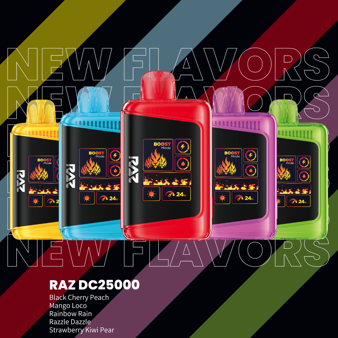 Discover the Exciting New Flavors of Raz DC25000 Disposable Vapes ...
